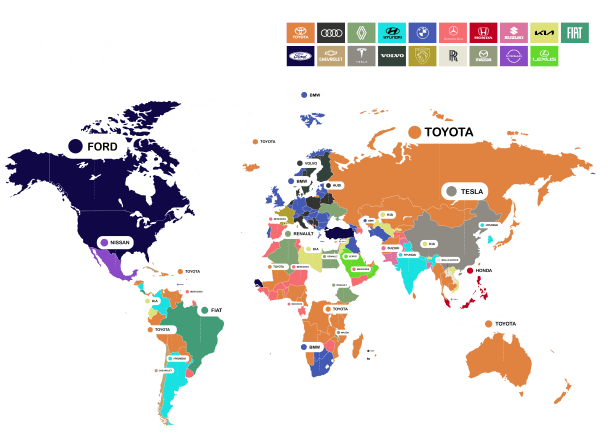 The Most Searched Car Brand In 2021 | Compare the Market